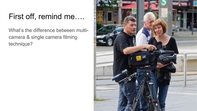 Multi camera filming lesson | PPT