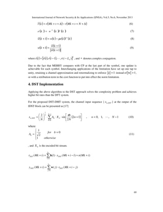 Multi carrier equalization by restoration of redundanc y (merry) for adaptive channel shortening ...