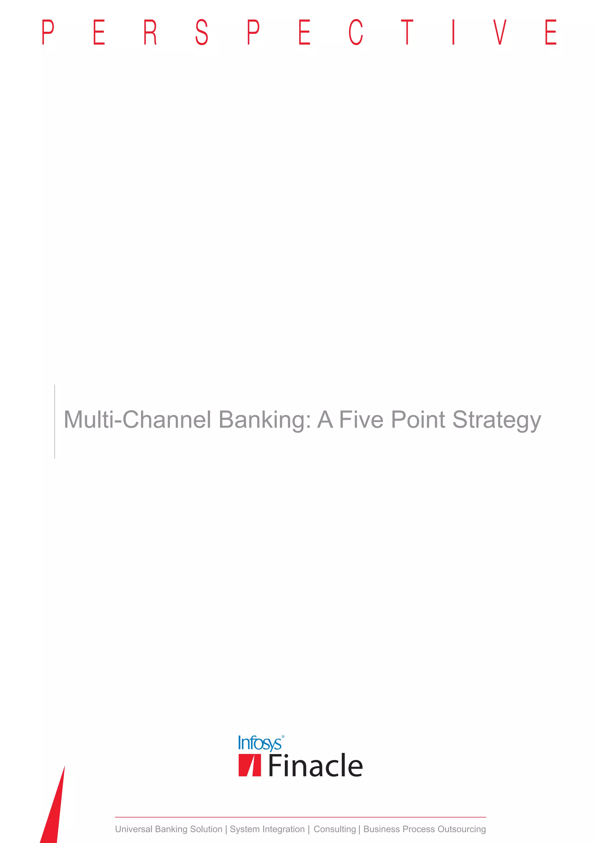Perspective- Multi Channel Banking: A Five Point Strategy | PDF ...