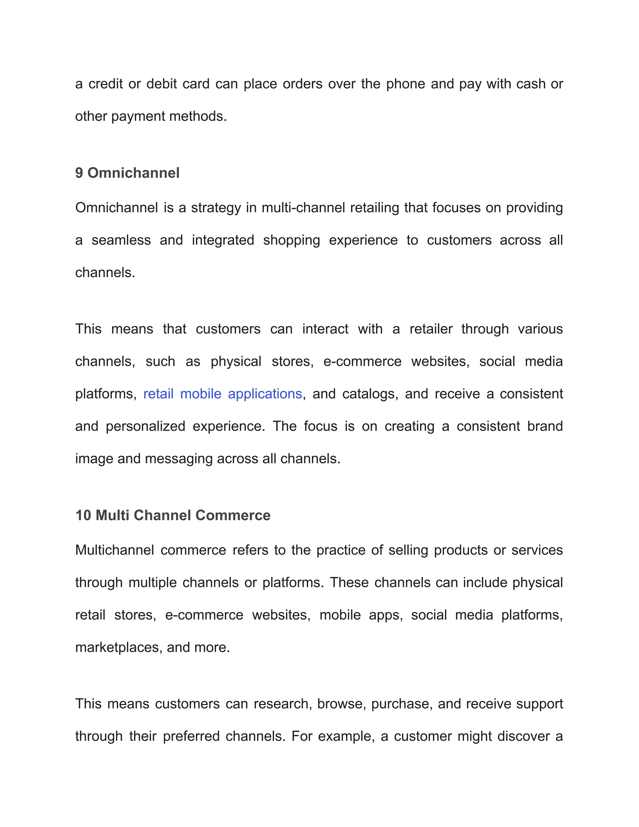 Multi-Channel Retailing: Definition, Benefits, Types, and Leading Examples | PDF