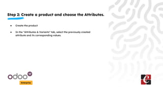 Multi - checkbox Attribute in the Odoo 17 | PPTX