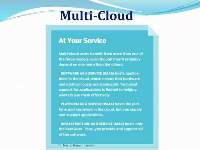 cloud computing Multi cloud | PPTX | Cloud Computing | Internet