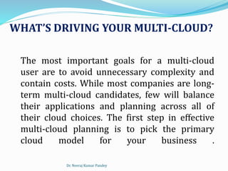 cloud computing Multi cloud | PPTX