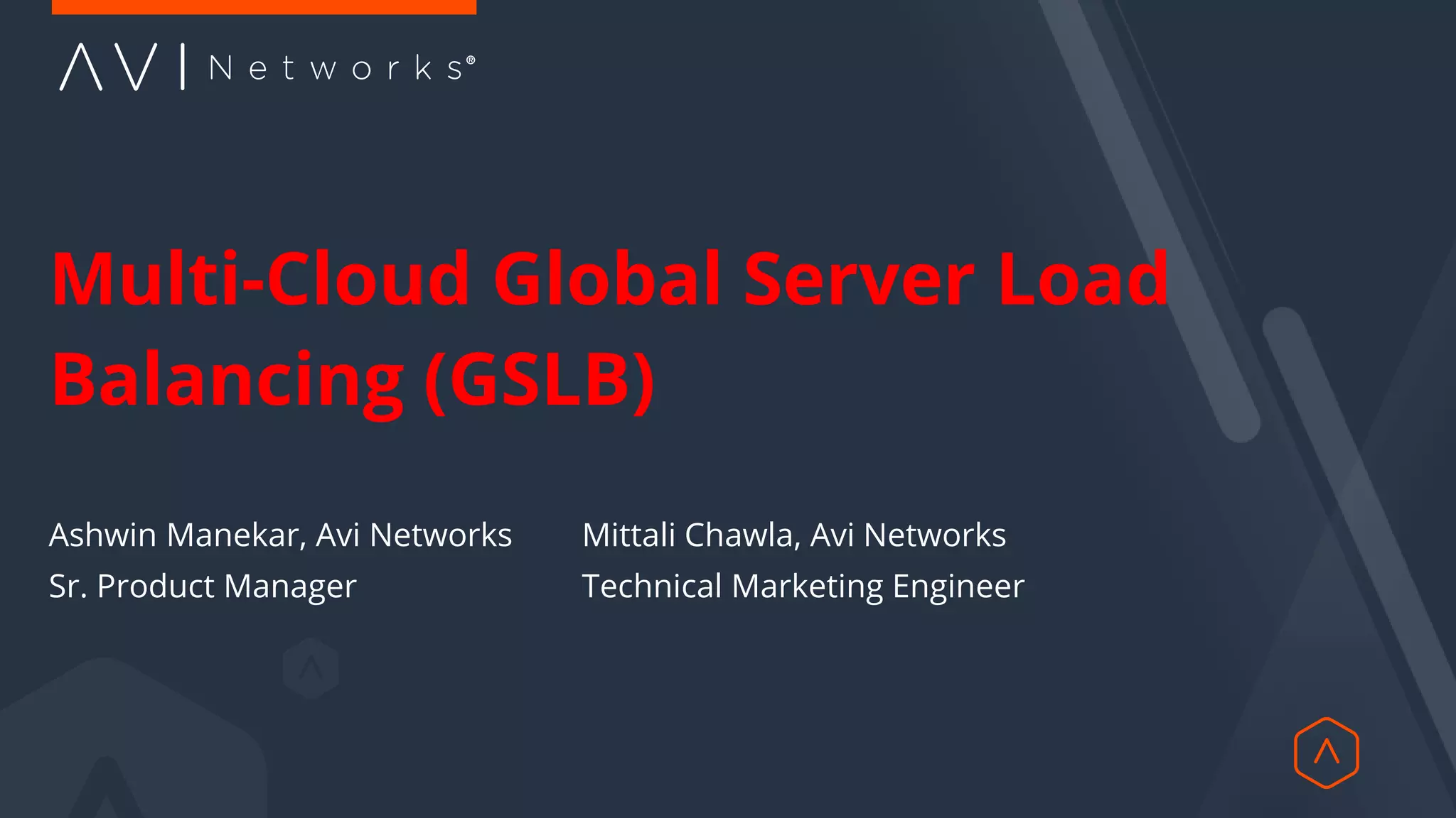 Multi-Cloud Global Server Load Balancing (GSLB) | PPTX
