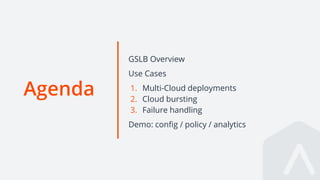 Multi-Cloud Global Server Load Balancing (GSLB) | PPTX