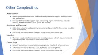 Multi cloud networking | PPTX