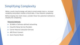 Multi cloud networking | PPTX