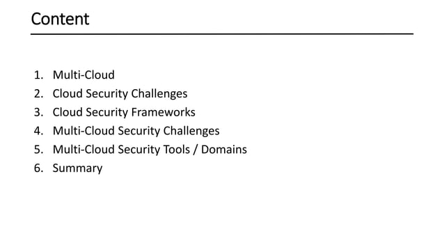 Multi cloud security architecture | PPTX | Cloud Computing | Internet