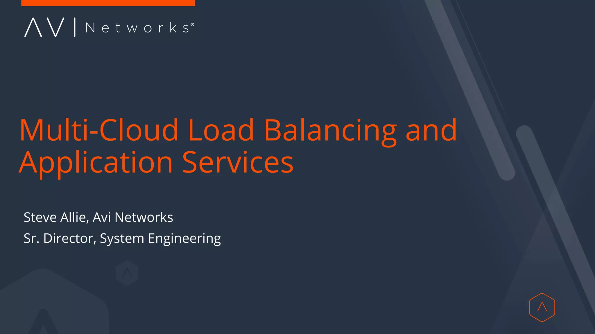 Multi-Cloud Load Balancing and Application Services | PPTX
