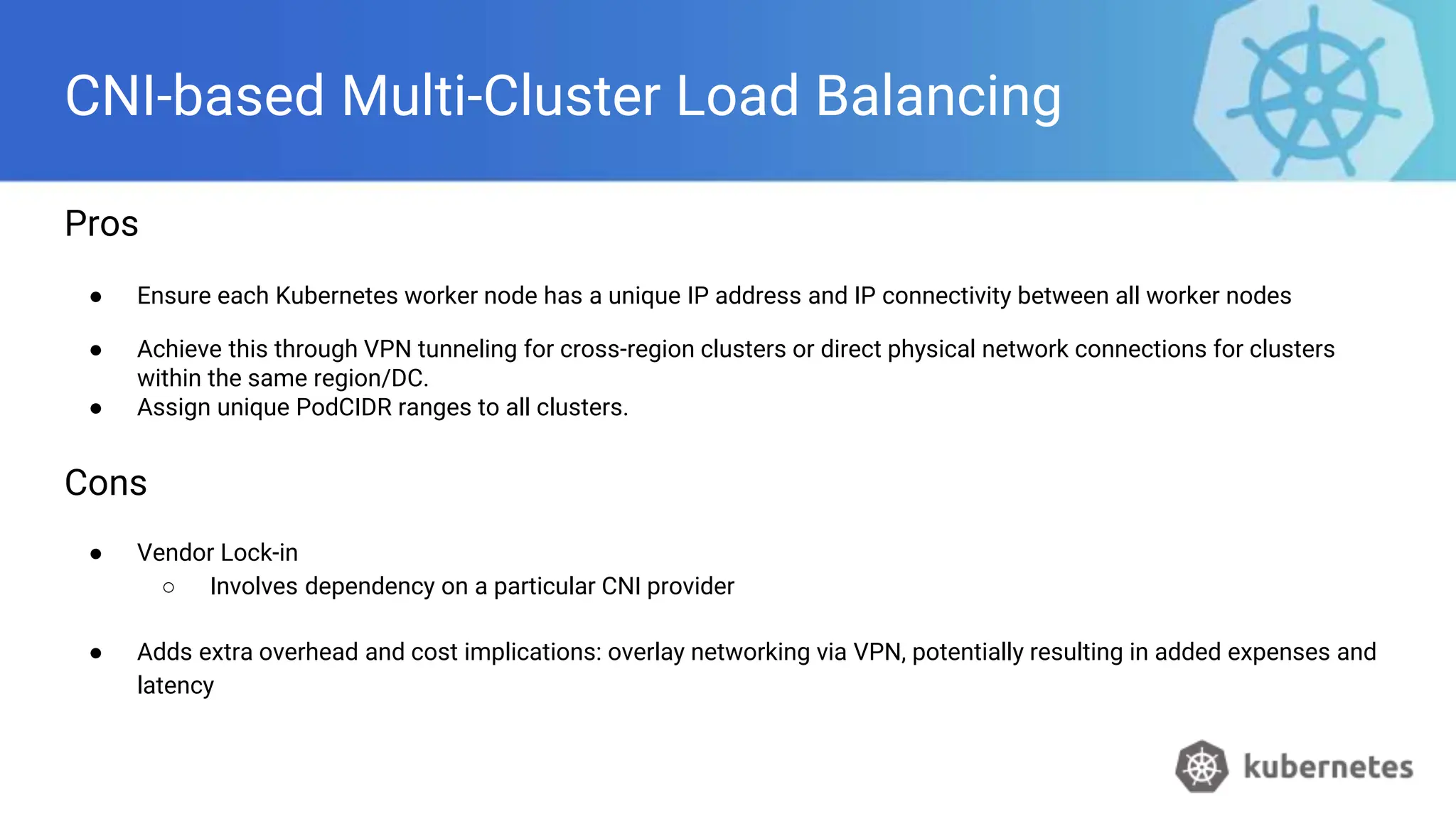 Multi Cluster Load Balancing In Kubernetes Strategies And Considerationspptx 