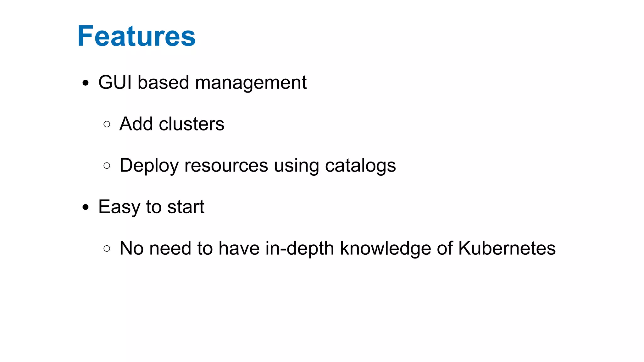 Multi cluster management with rancher | PDF