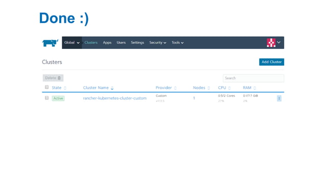 Multi cluster management with rancher | PPT
