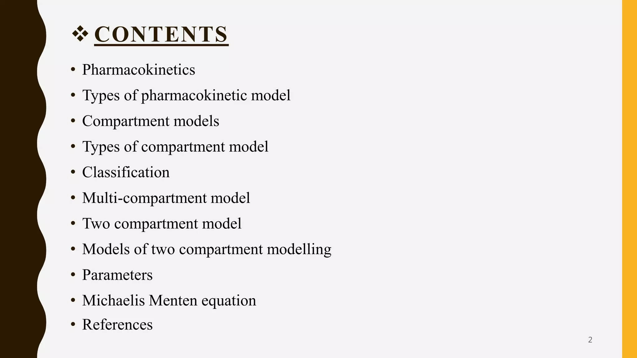 Multi compartment models | PPTX