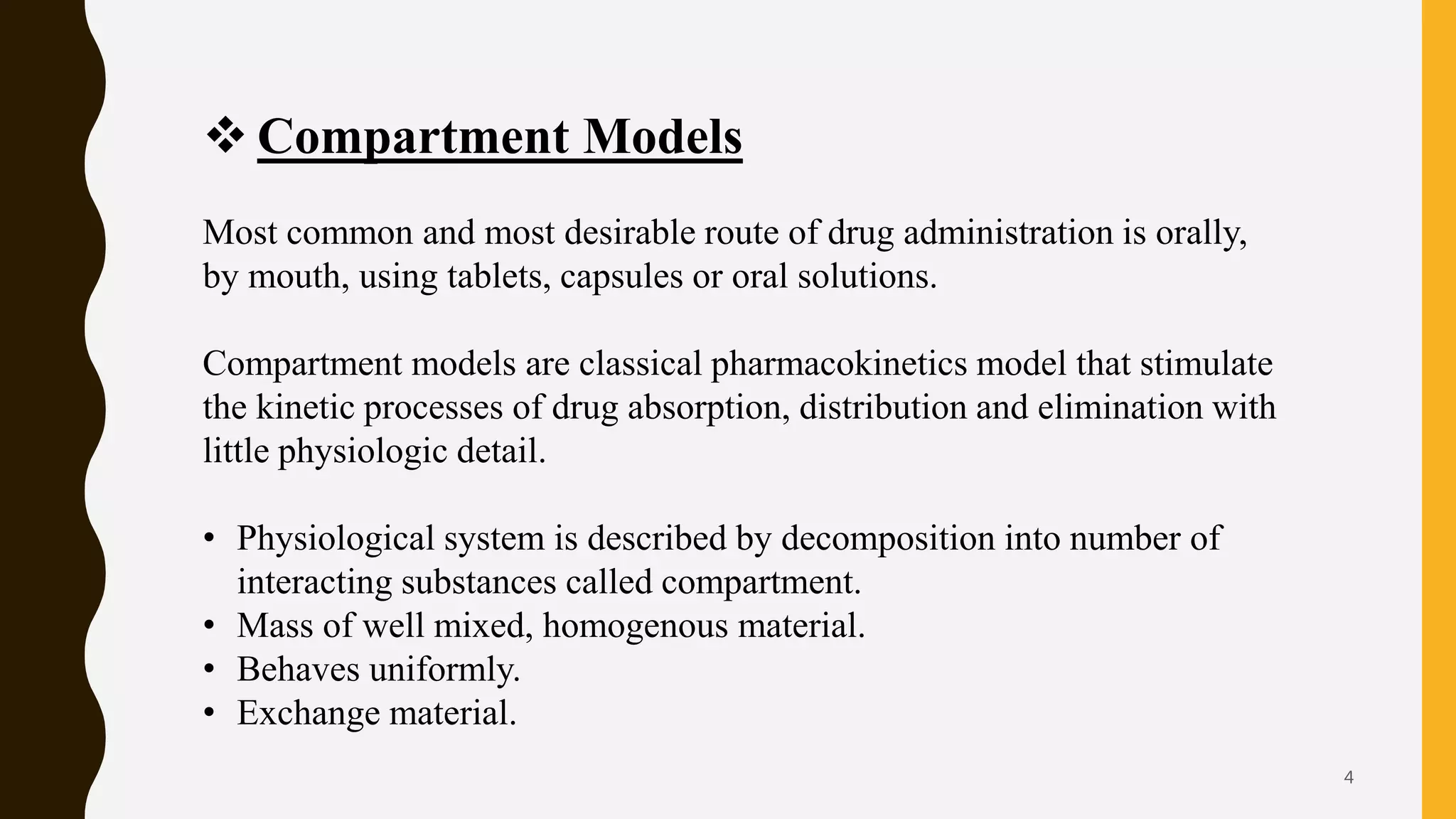 Multi compartment models | PPTX