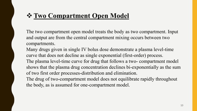 Multi compartment models | PPTX