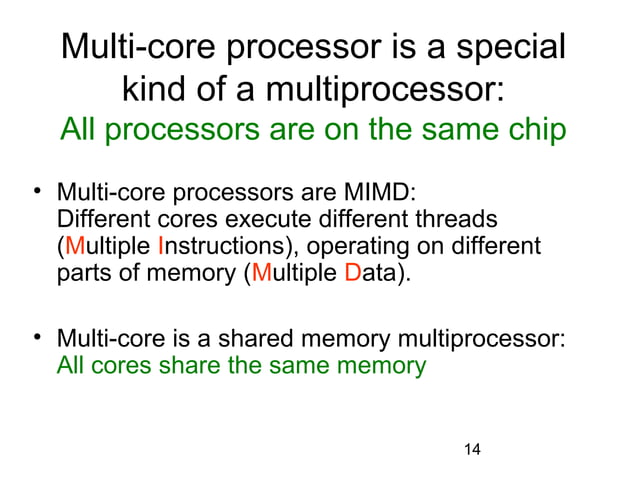 Multi Core Architecture Ppt Operating Systems Computer Software