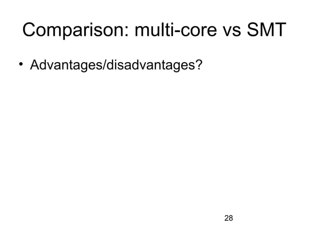 Multi Core Architecture Ppt Operating Systems Computer Software And Applications