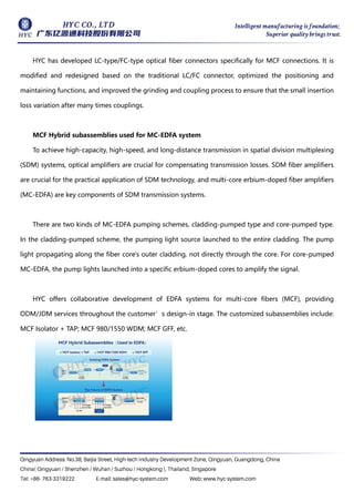 Overcoming Transmission Capacity Limitations: Multi-core Fiber and ...