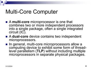 multi-core Processor.ppt for IGCSE ICT and Computer Science Students | PPT