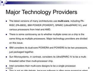 multi-core Processor.ppt for IGCSE ICT and Computer Science Students | PPT