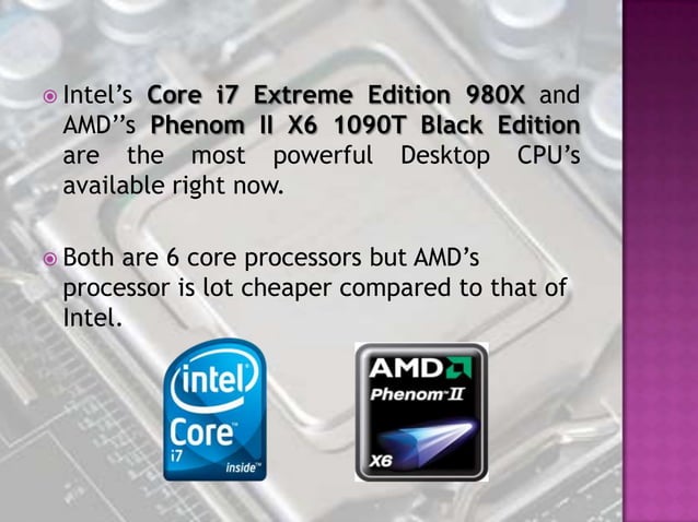 Multi core processors | PPTX | Desktops | Computing