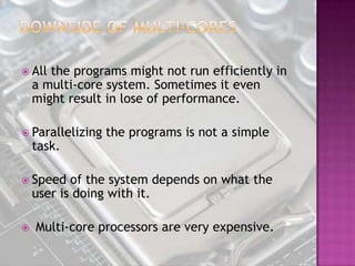 Multi core processors | PPTX