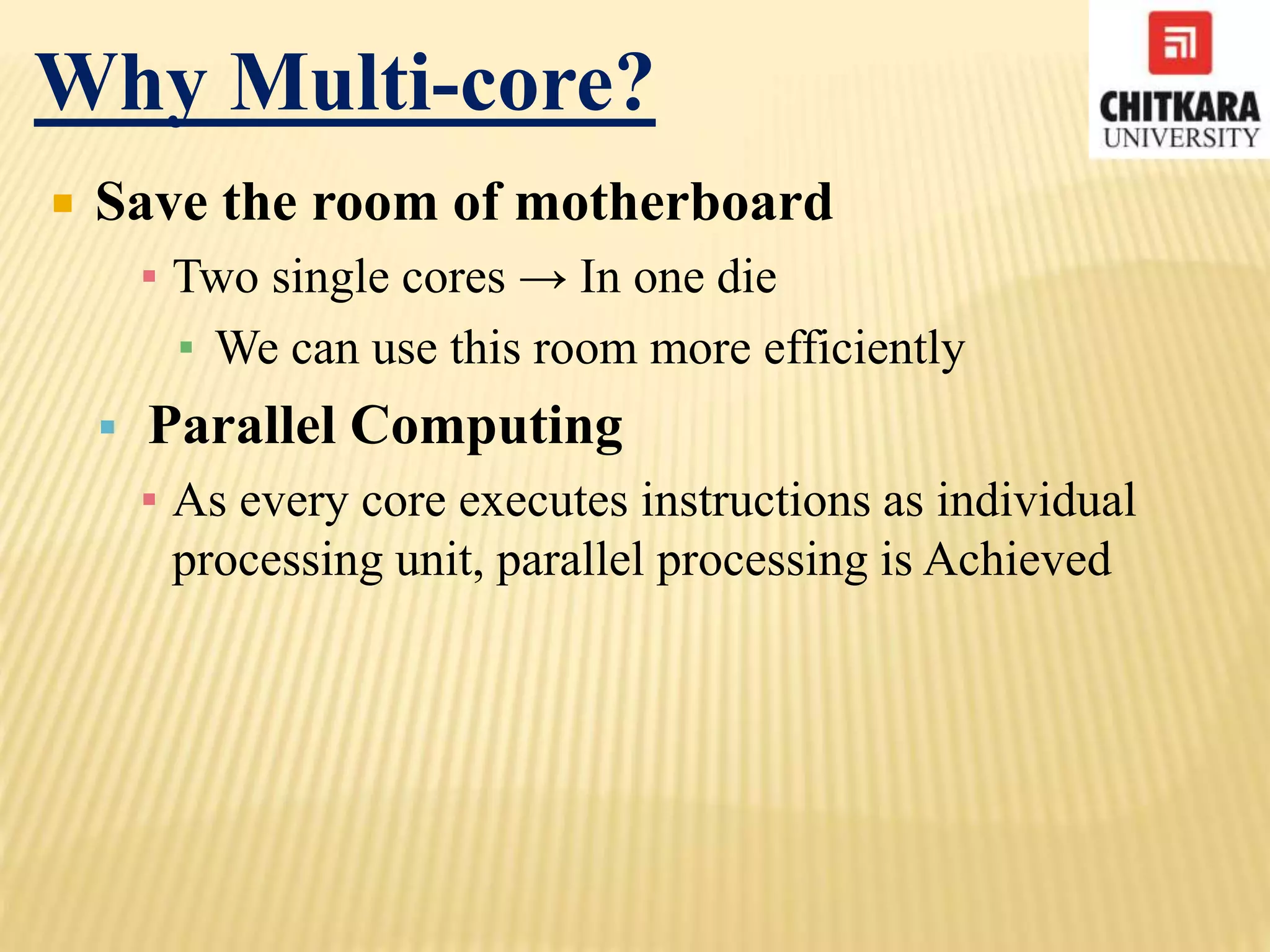 Multi Core Processors Pptx Computing Technology And Computing
