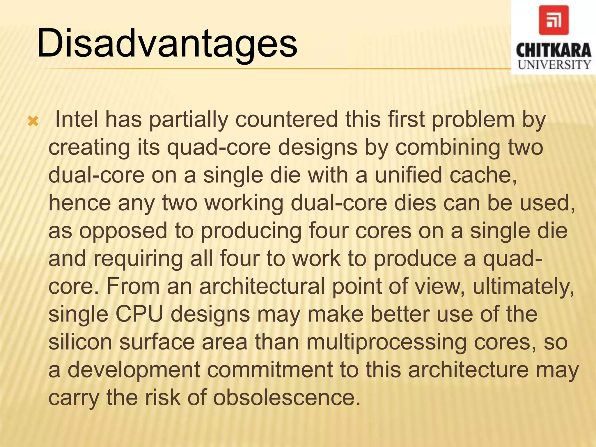 Multi Core Processors Pptx Computing Technology And Computing
