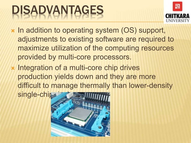 Multi core processors | PPTX | Computing | Technology & Computing