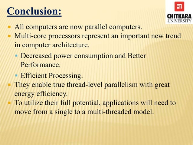 Multi core processors | PPTX | Computing | Technology & Computing