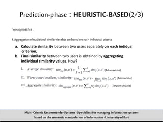 Multi Criteria Recommender Systems - Overview | PPTX | Search | Internet