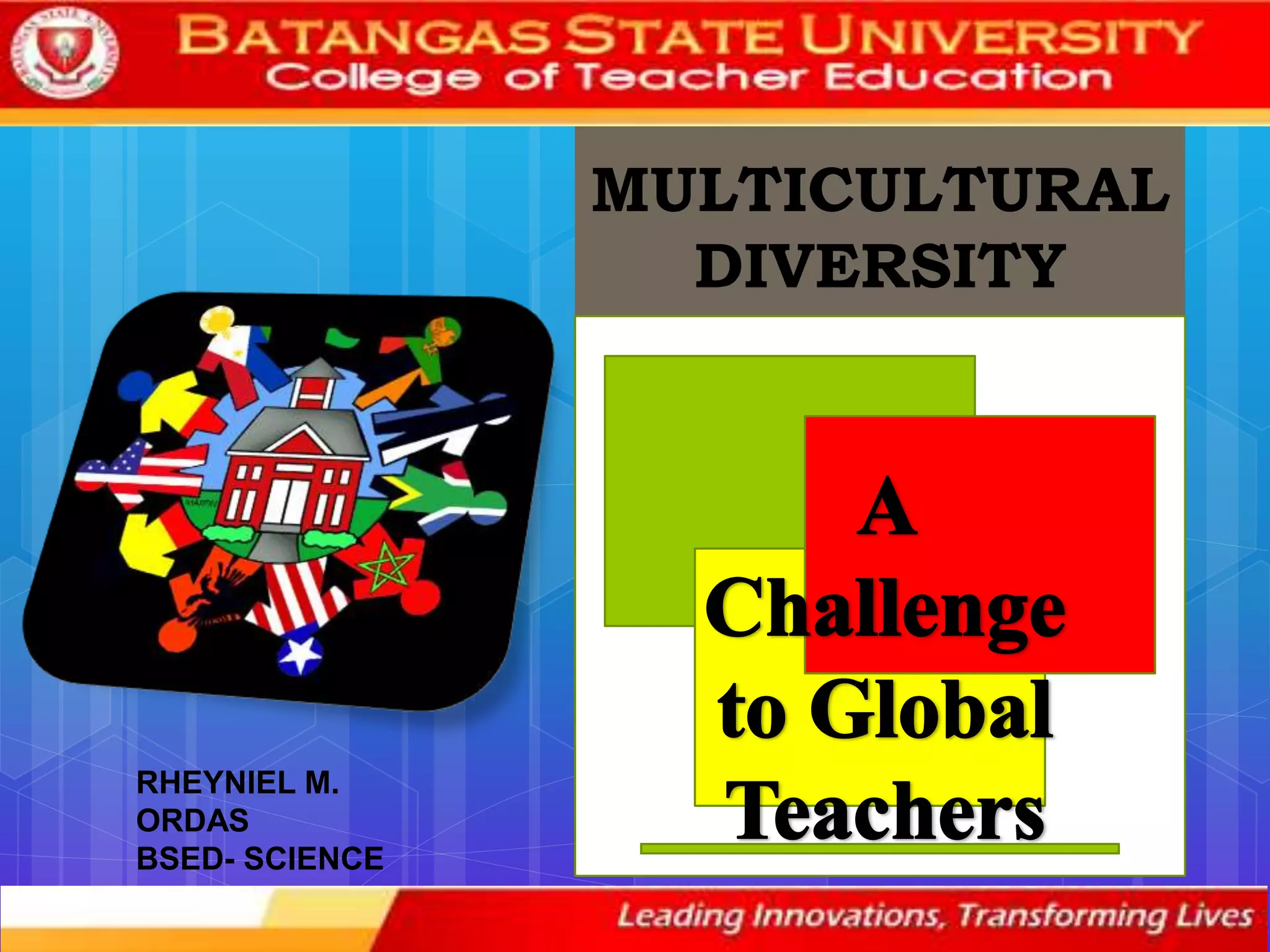 Multi cultural diversity | PPTX