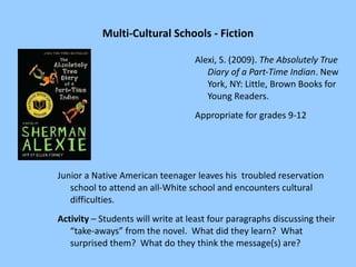 Multi cultural literature portfolio | PPT