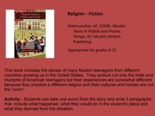 Multi cultural literature portfolio | PPT