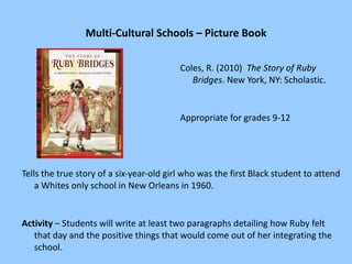 Multi cultural literature portfolio | PPT