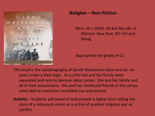 Multi cultural literature portfolio | PPT