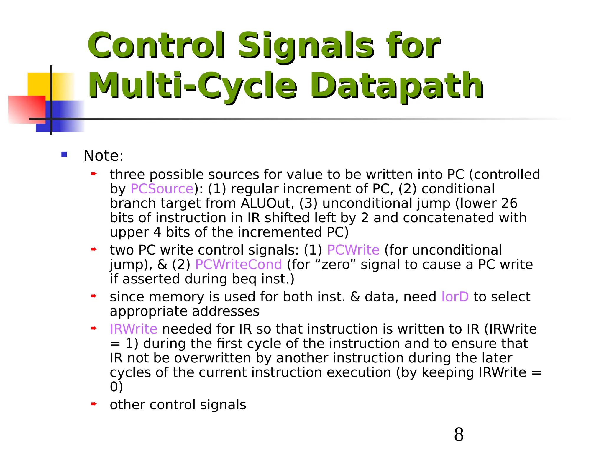 multi cycle in microprocessor 8086 sy B-tech | PDF