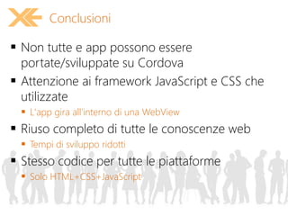 Multi-Device Hybrid Apps con Visual Studio e Apache Cordova | PPT