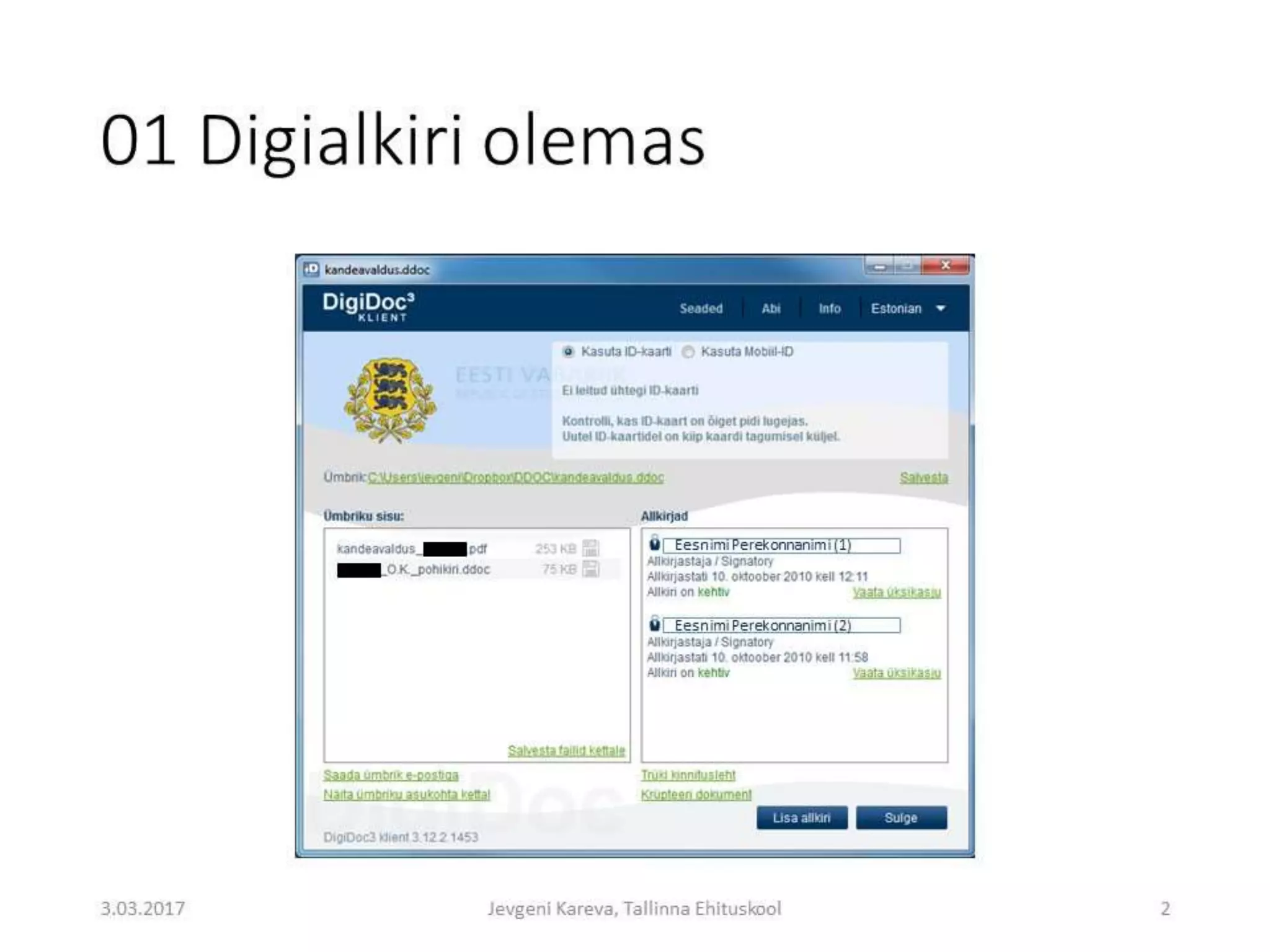 Multi digi allkiri | PPSX