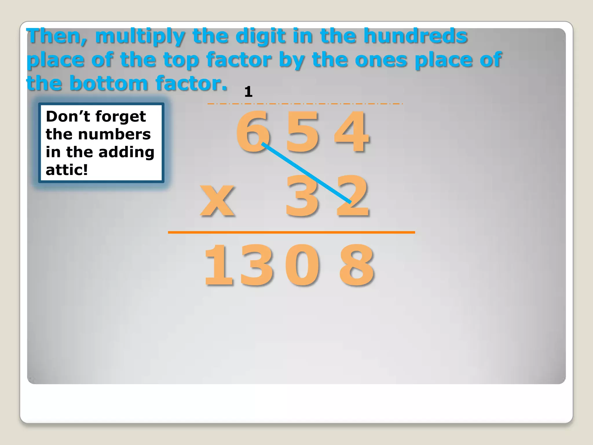 Multi digit multiplication | PPTX