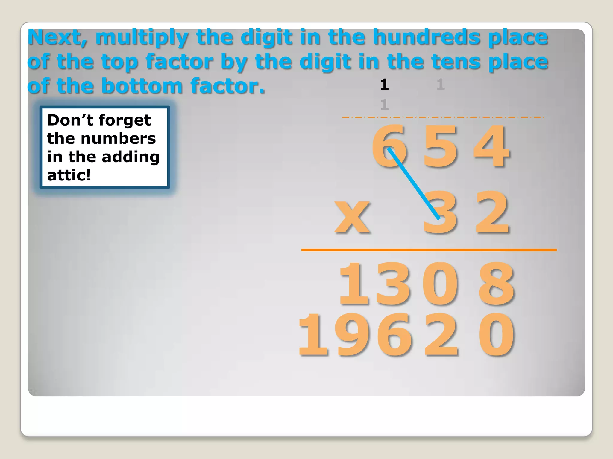 Multi digit multiplication | PPTX