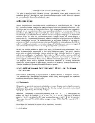 Multi dimensional customization modelling based on metagraph for saas multi-tenant applications ...