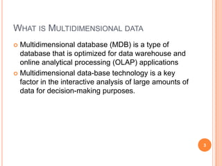 Multi dimensional model vs (1) | PPTX