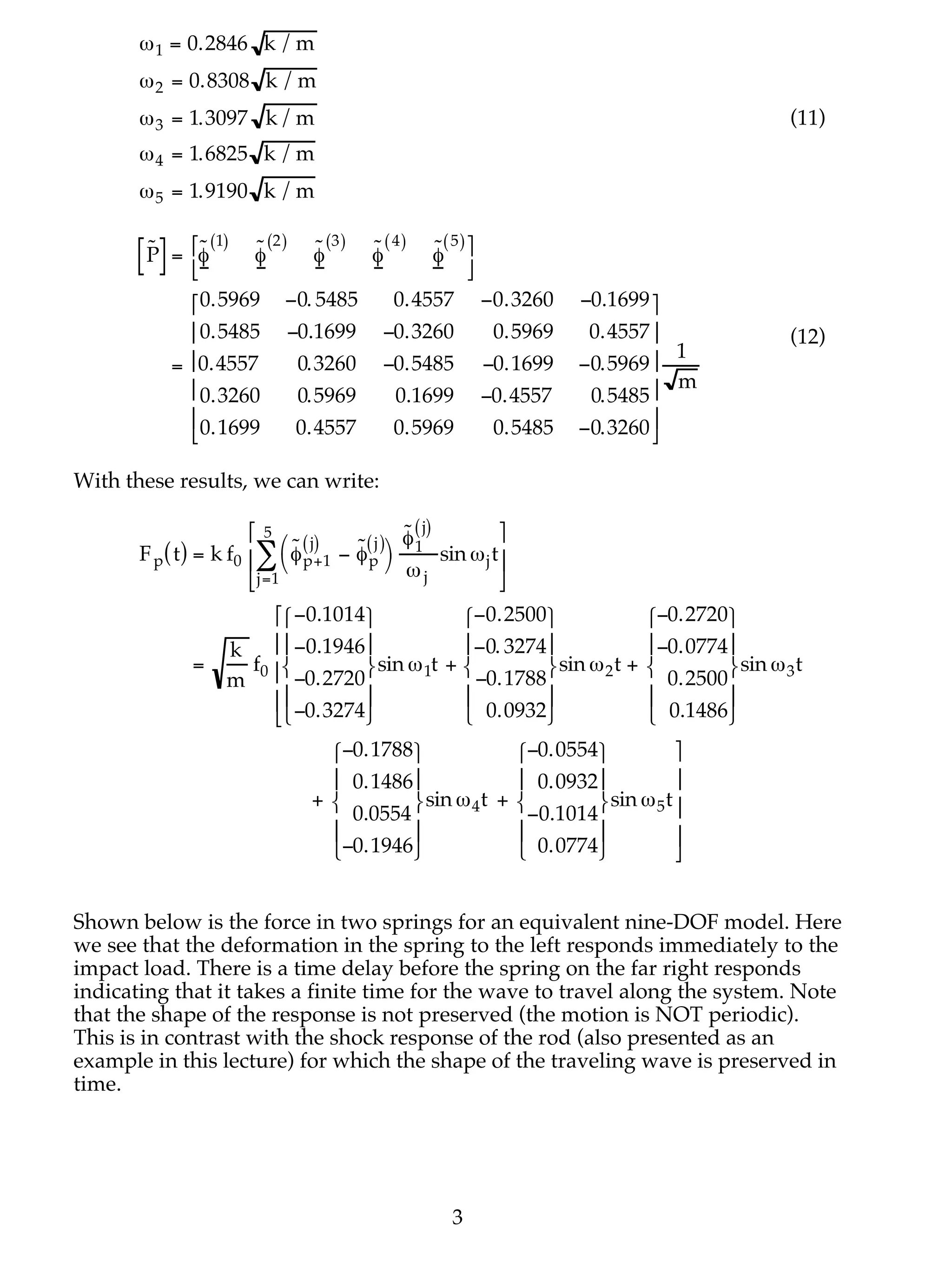 Multi dof modal analysis free | PDF