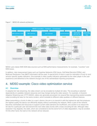 Cisco Multi Domain Service Optimization | PDF | Internet | Computing
