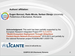 Multi-domain Virtual Content-Aware Networks Mapping on Network Resources | PPTX