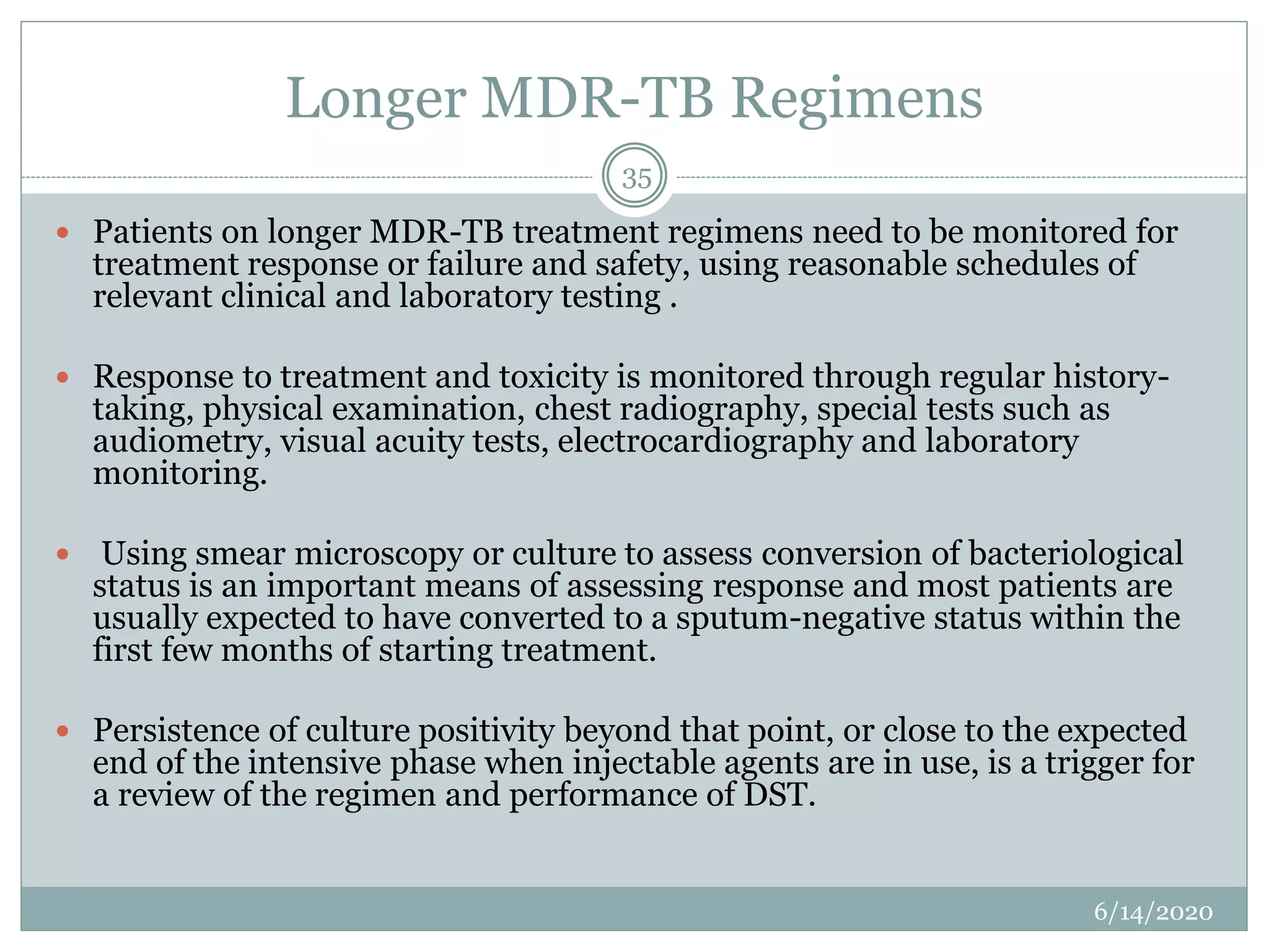 Multi drug resistant tuberculosis | PPTX