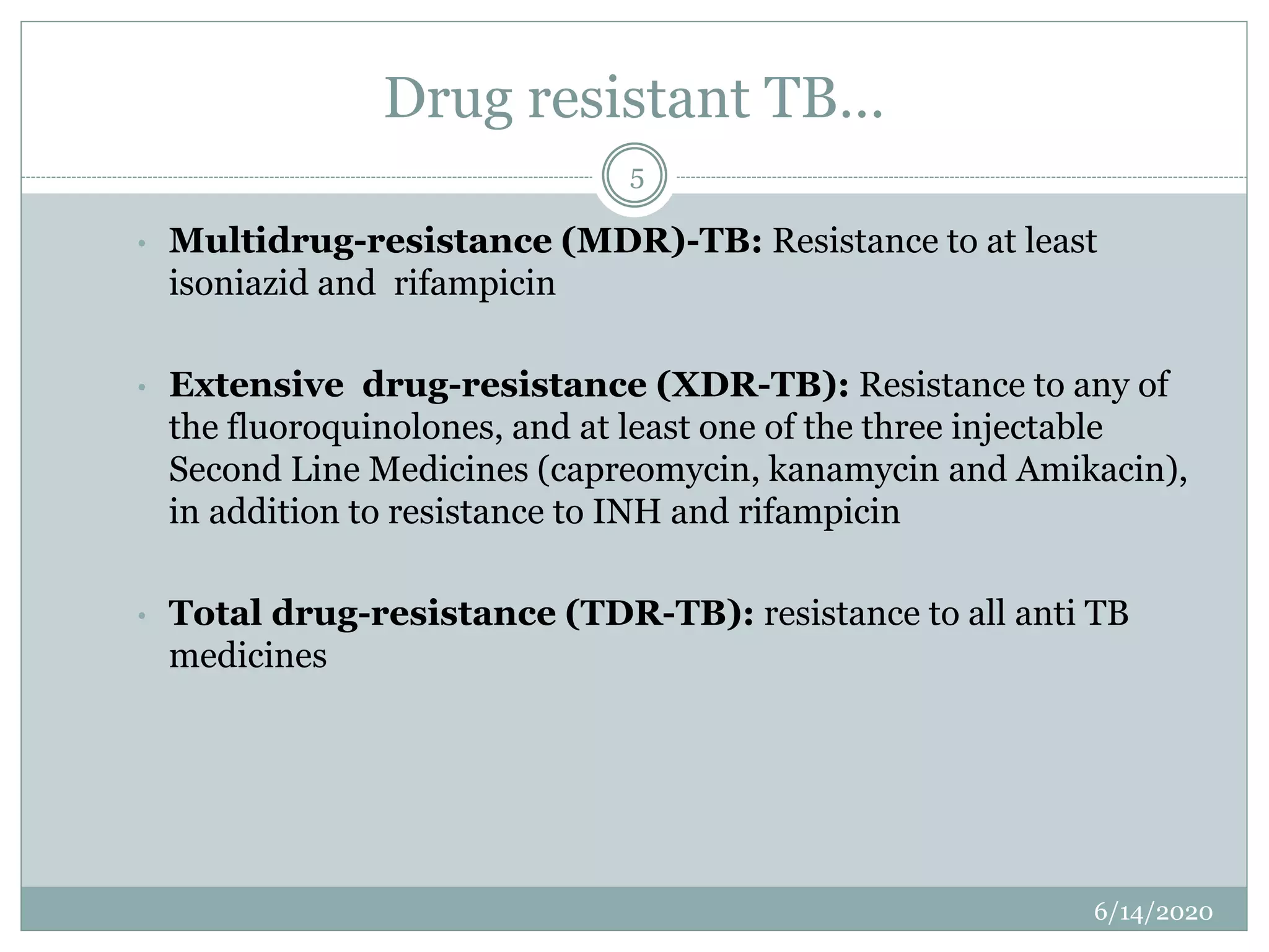 Multi drug resistant tuberculosis | PPTX