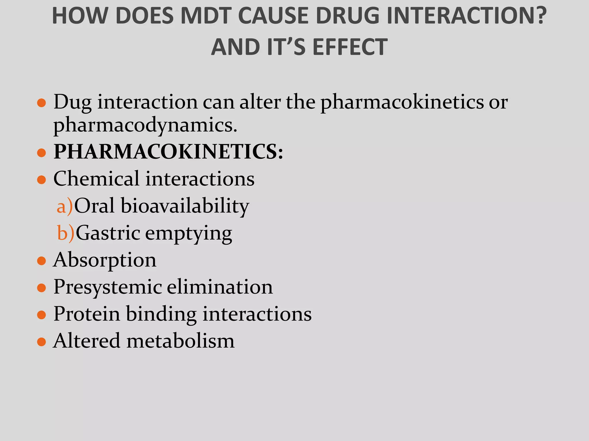 Multiple drug therapy | PPTX