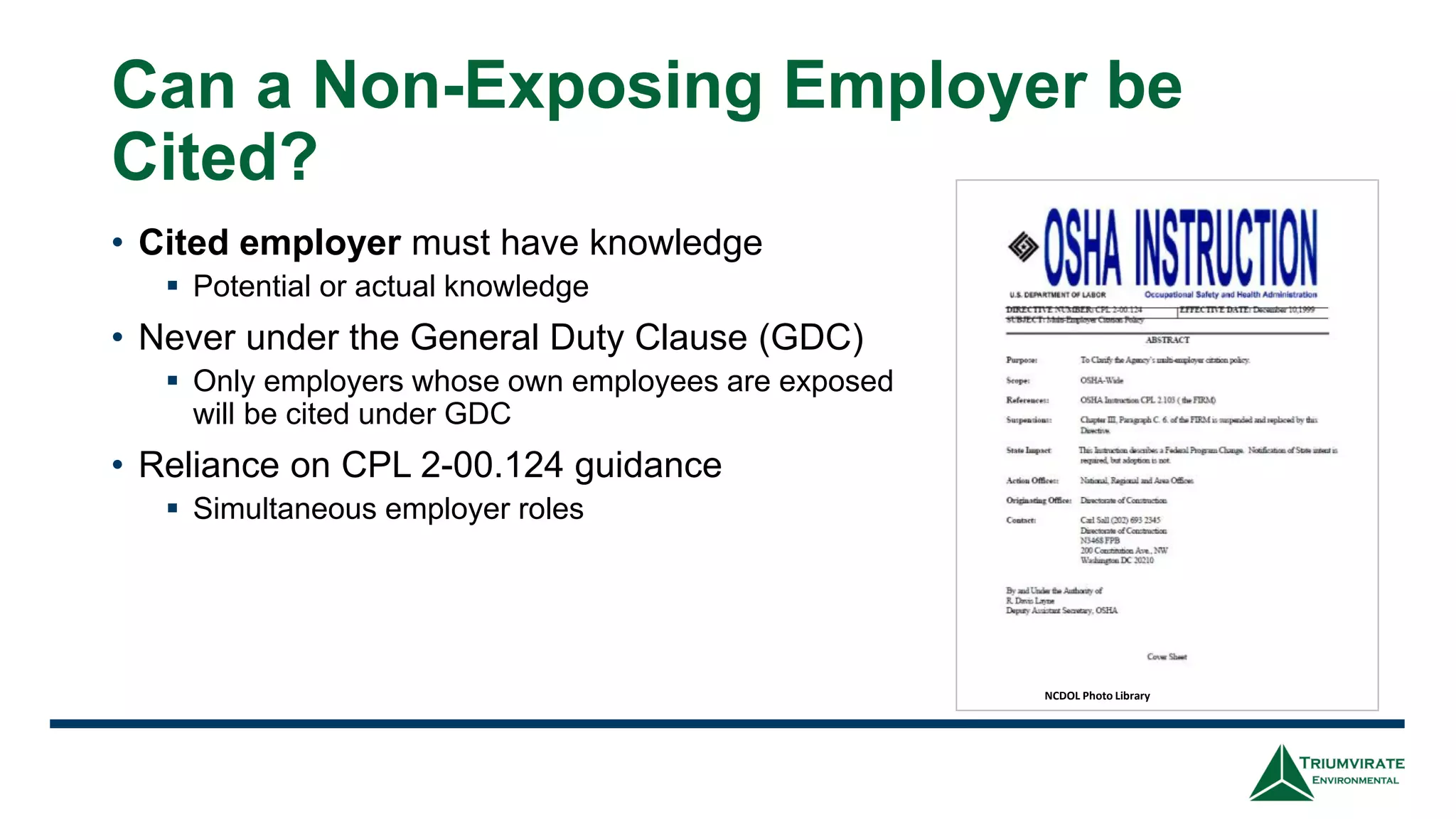 Decoding the OSHA Regulations for Multi-Employer Worksites | PDF